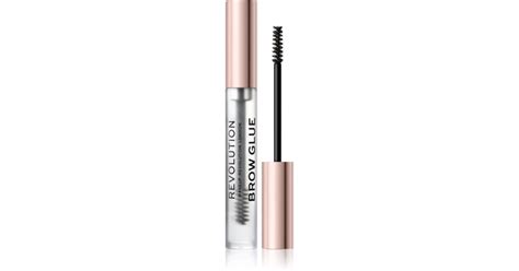 Makeup Revolution Brow Glue прозрачен фиксиращ гел за вежди Notino Bg