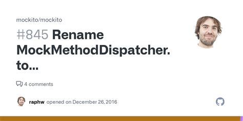 Rename MockMethodDispatcher Class To MockMethodDispatcher Raw On Build Issue Mockito