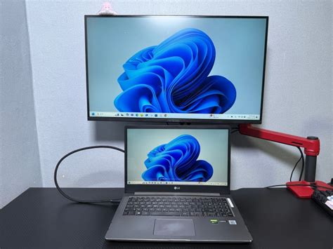 노트북 컴퓨터 듀얼모니터 설정 확장과 복제 차이점과 화면 회전 네이버 블로그