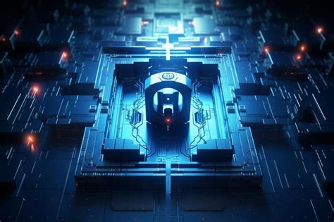 Premium Ai Image Illustration Showcasing Cyber Security And Lock Safeguard Your Digital World