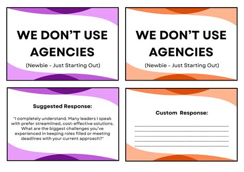 Staffing Agency Sales Objection Handling Flashcards Worksheet Staffingpreneurs Academy