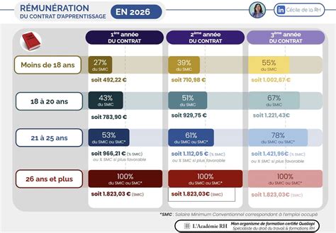 Contrat Dapprentissage Quelle Rémunération à Compter Du 1er Janvier
