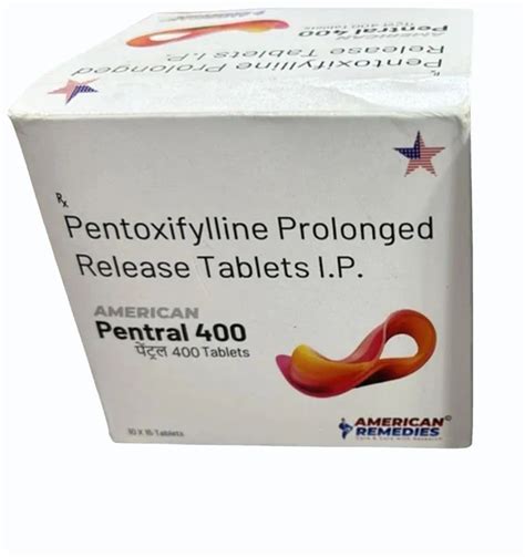 Pentoxifylline 400 Mg Tablets At ₹ 109strip Pentoxifylline Tablet In