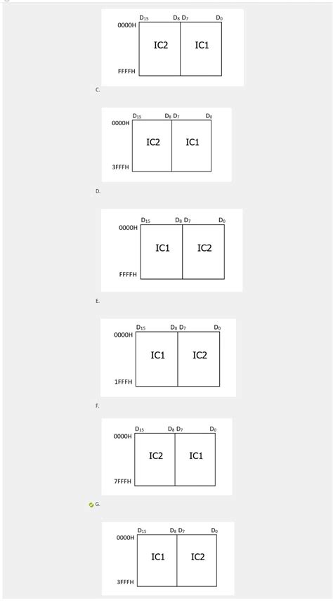 Solved The Memory Map For The Circuit Below Is Selected Chegg Com