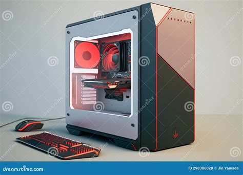 Computer Personal Computer With Hard Drive On The Screen 3d Rendering