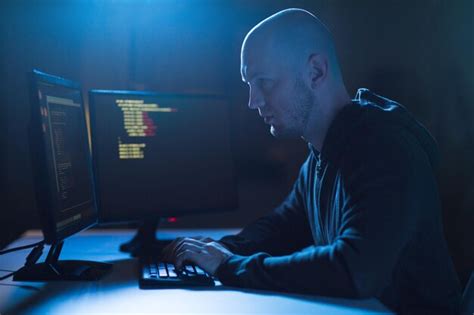 premium photo hacker using computer virus for cyber attack