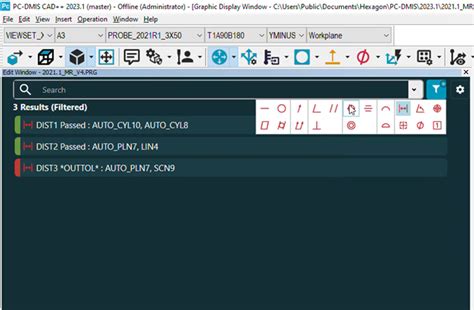 Whats New In Pc Dmis 20231 Summary Mode Search And Filter