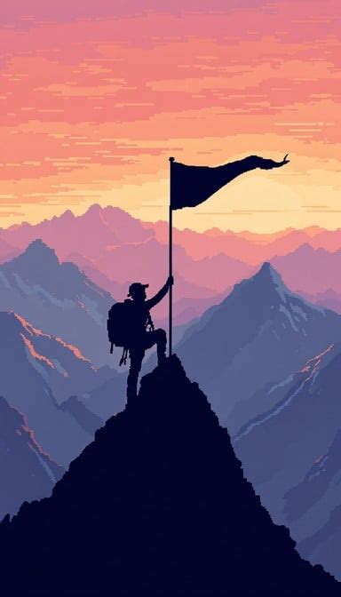 Free Summit Victory Pose Image Summit Climber Flag Download At