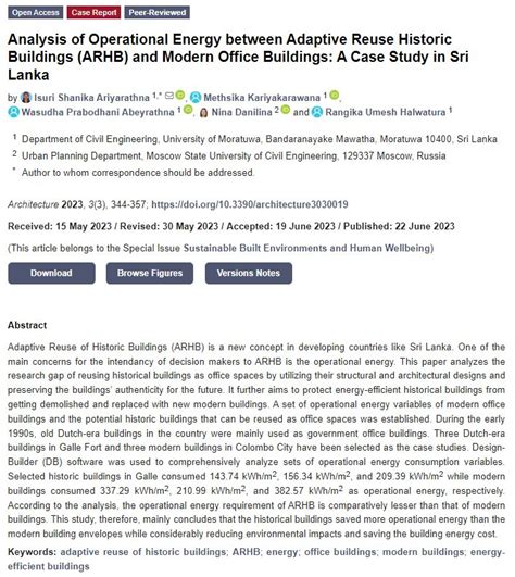 Architecture Mdpi On Linkedin Energyefficiency Officebuildings