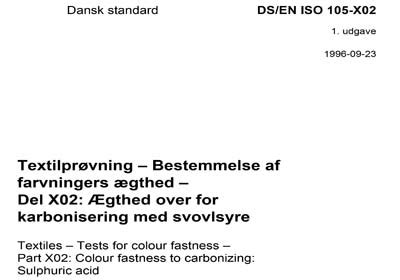 DS EN ISO 105 X02 1996 Textiles Tests For Colour Fastness Part X02 Colour Fastness To