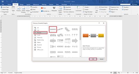How To Insert And Use “smartart” In Microsoft Word 2016