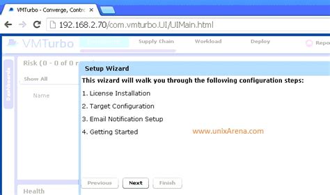 how to deploy vmturbo operation manager page 2 of 2 unixarena