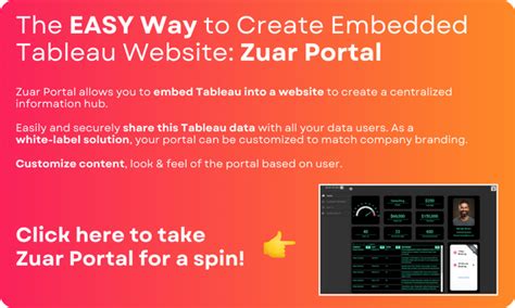 How To Embed A Tableau Dashboard In To A Website Zuar