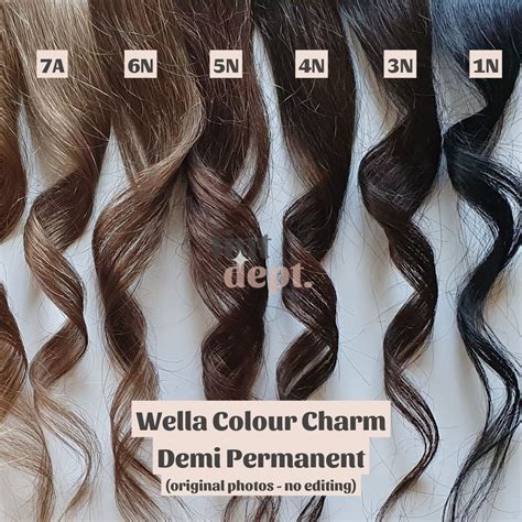 Light Brown Hair Color Chart Wella