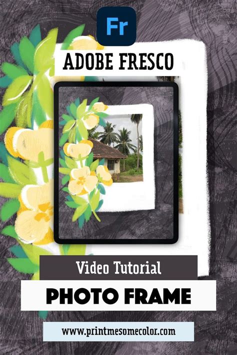 How To Draw A Photo Frame In Adobe Fresco Print Me Some Color