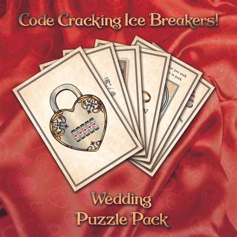 Code Cracking Ice Breakers Wedding Puzzle Pack — The Panic Room Code Cracking Ice Breakers Wedding Puzzle Pack — The Panic Room
