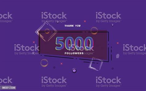 5 K 추종자 감사 합니다 게시물 소셜 미디어에 대 한 벡터 일러스트입니다 5에 대한 스톡 벡터 아트 및 기타 이미지 5 감사합니다 공유 개념 Istock