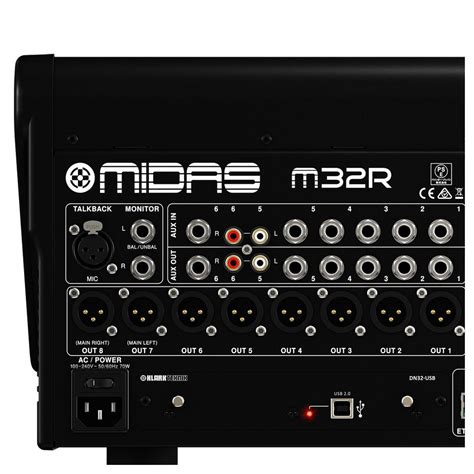 Midas M32R Digital Console DL32 Digital Snake Ex Demo Incl Warranty CUE Sale