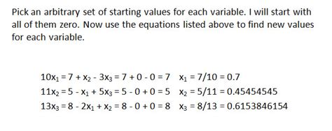 Jacobi Method Numerical Methods