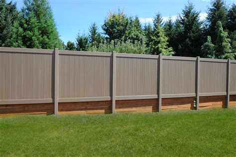 Privacy Fence Styles Vinyl Colors 2025 Style Trend Two Tone Fence