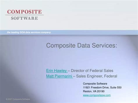 PPT Composite Data Services PowerPoint Presentation Free Download ID 5363355