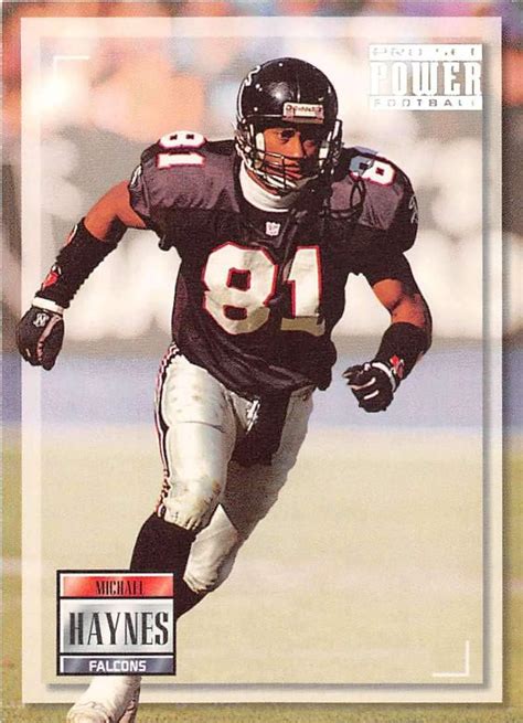 1993 Pro Set Power Football 181 Michael Haynes Atlanta