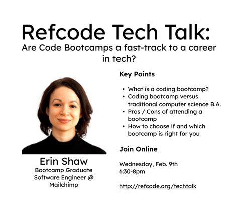 refcode community tech talk online only tech talk and meetup