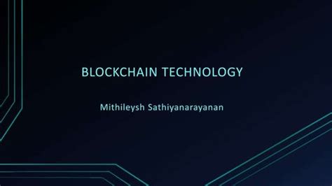 Introduction To Blockchain Ppt