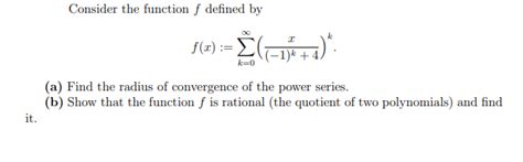 Solved Consider The Function F Defined By Chegg Com
