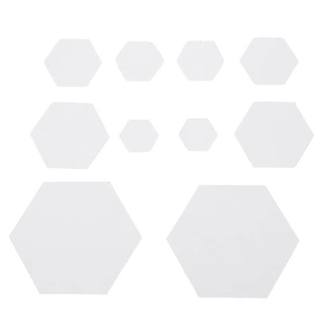 200 Pcs Paper Quilting Templates Hexagon Patchwork Vicedeal