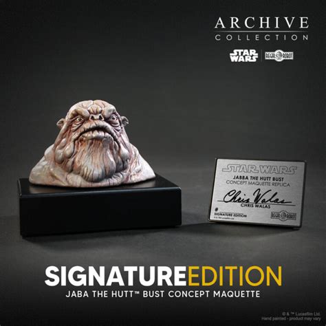 Jabba The Hutt Bust Concept Maquette Replica Available Now From Regal