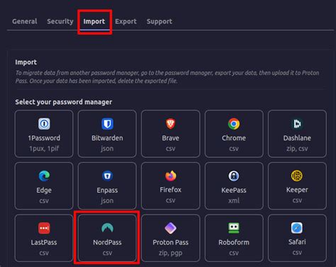 How To Import Passwords From Nordpass To Proton Pass Proton