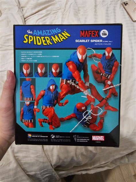 Mafex Scarlet Spider Man On Carousell