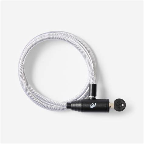 Cable Lock For Bike Accessories With Key 100 Btwin Decathlon