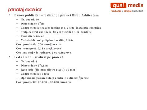 Proiect Panotaj Exterior Ppt