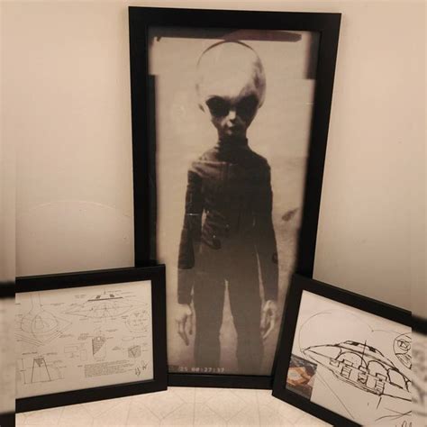 Skinny Bob Alien Poster Print Etsy