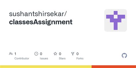 Github Sushantshirsekarclassesassignment