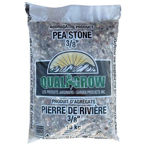 Quali Grow River Stone Small 3 8 Peastone 18kg Mb Country Living