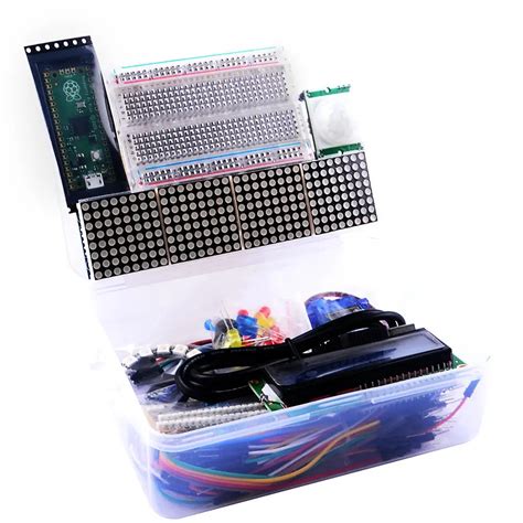 Geeekpi Raspberry Pi Pico Starter Kit Micropython Robotshop
