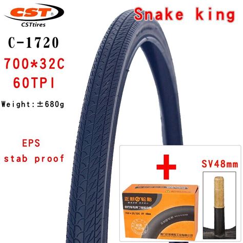 Cst Ciudad Road Ban Sepeda C1720 700c Tahan Tusukan 32 622