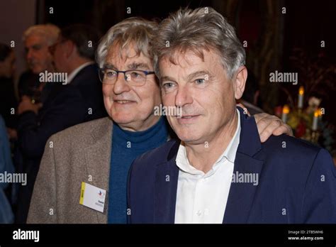 Paris France 4th Dec 2023 Daniel Roussel And Fabien Roussel Attend