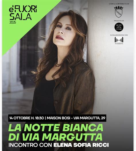 Elena Sofia Ricci Apre La Notte Bianca Di Via Margutta Notte Magica