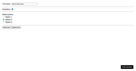 Reactdev Codesandbox