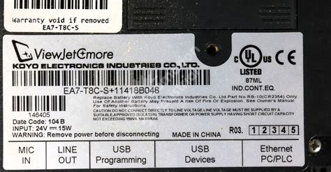 Ea7 T8c S By Automation Direct C More 8 In Touch Screen Hmi Ea7 Series Automation Industrial