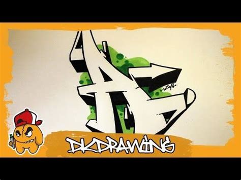 Graffiti Letter D Wildstyle