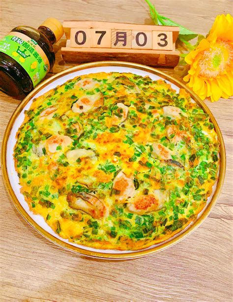 【生蚝🦪煎蛋🍳的做法步骤图，怎么做好吃】晴天果果v下厨房