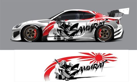 Car Livery Design Vector For Racing Background