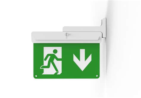 Emergency Exit Sign Multiple Fixing Positions