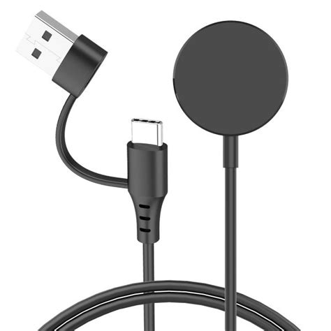 Imoshion Oplaadkabel Voor De Samsung Galaxy Watch USB C En USB A 1 Meter Smartphonehoesjes Nl