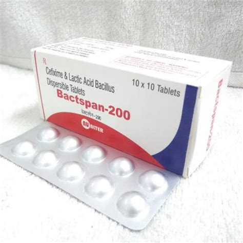 Silver Cefixime And Lactic Acid Bacillus Dispersible Tablets At Best
